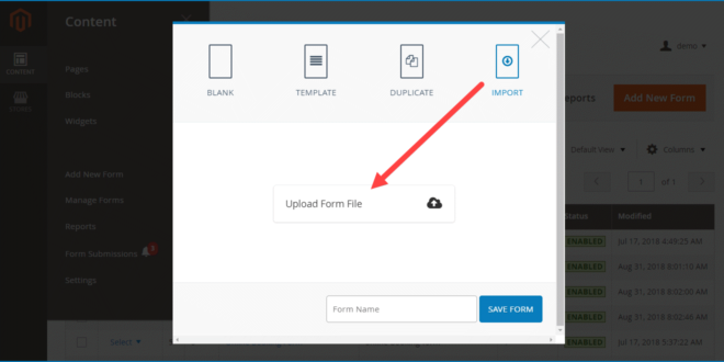 How To Export And Import Forms In Blue Form Builder Magezon