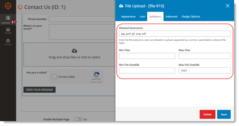 How to Add File Upload Field to a Form With Blue Form Builder - Magezon
