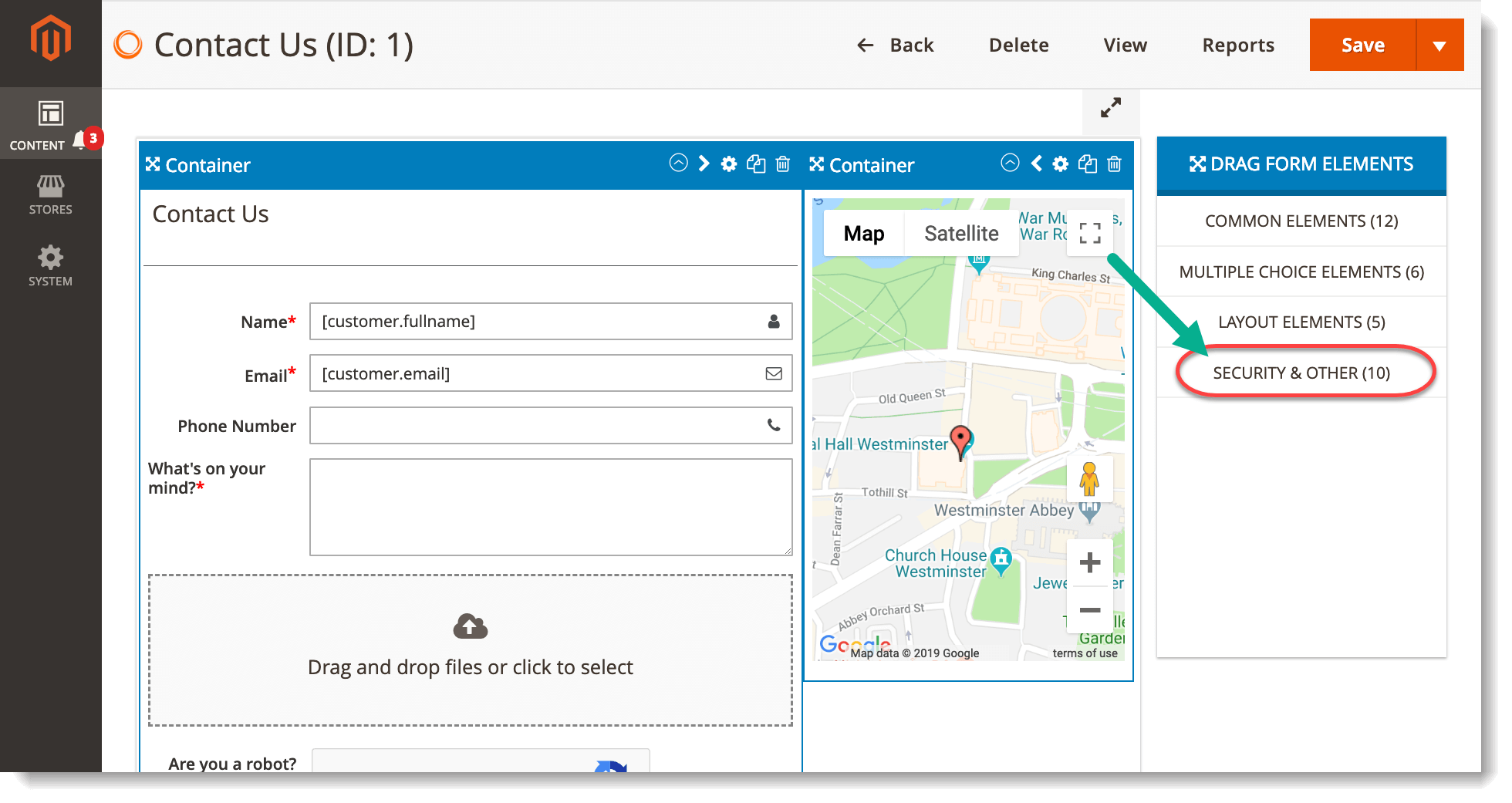 How to Add Google Maps to Contact Form in Blue Form Builder - Magezon