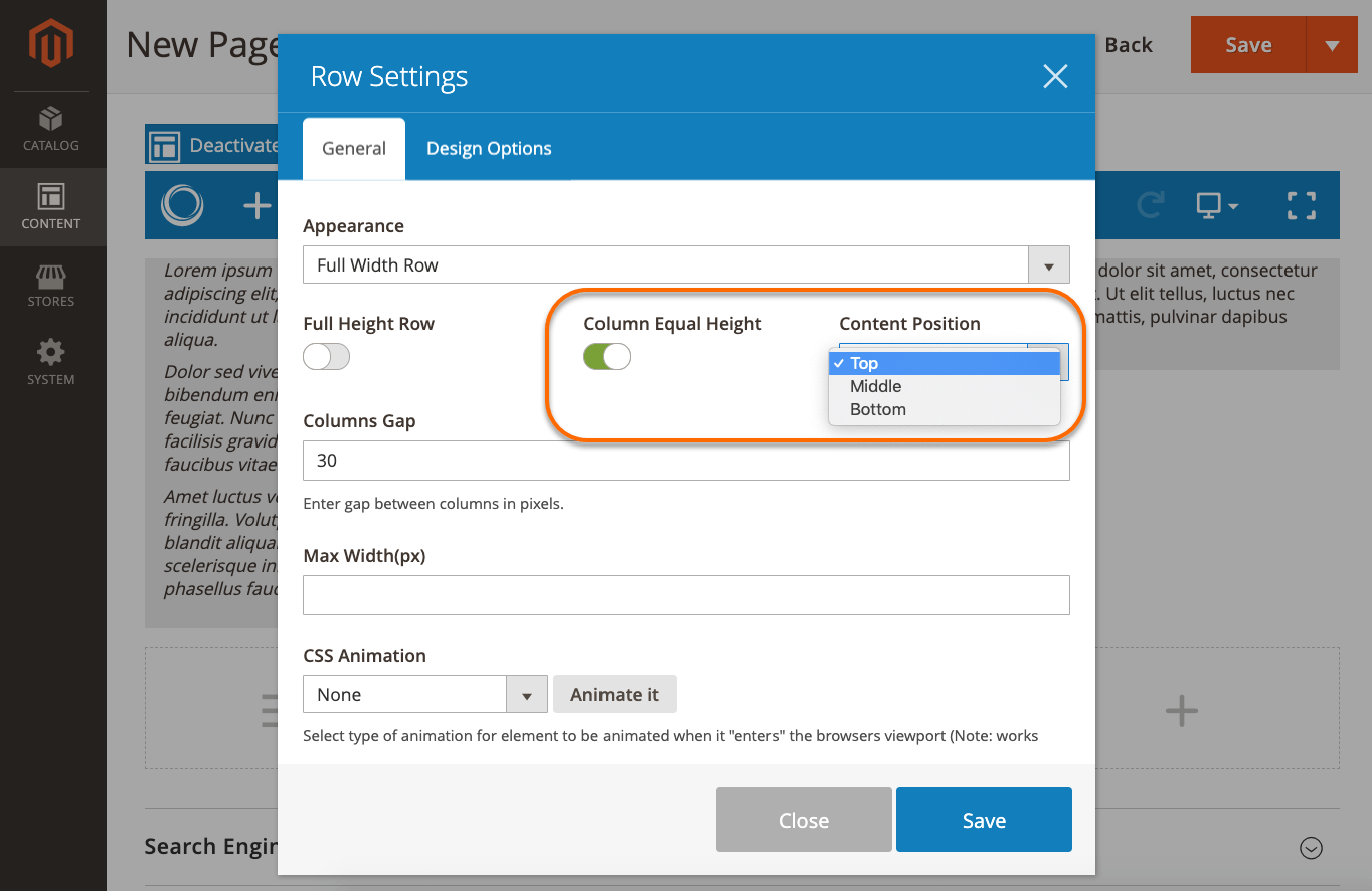 How to Create Equal Height Columns in Magezon Page Builder - Magezon