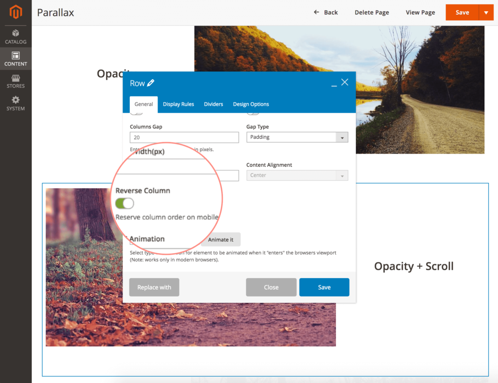 How To Reverse Column Order Magezon Page Builder Tutorial