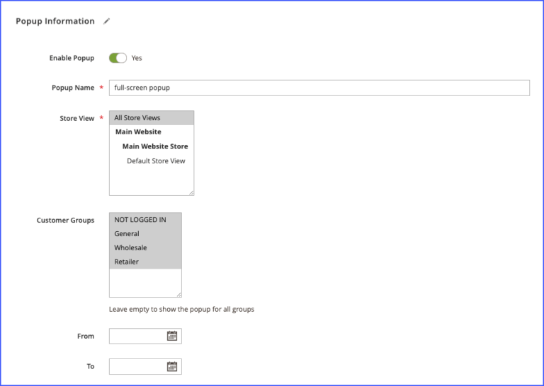 How to Create a Full-Screen Popup With Magezon Popup Banner - Magezon
