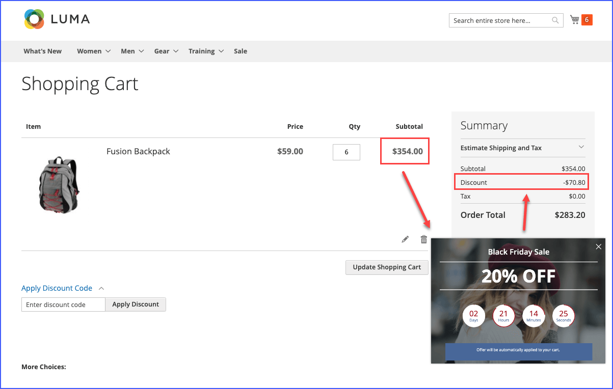 How To Display Popup Based On Cart Price Rules In Magento 2 Magezon