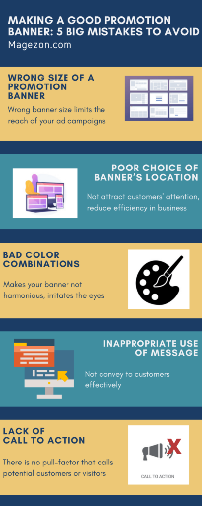 Making a good promotion banner: 5 big mistakes to avoid