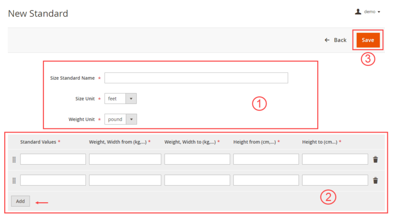 How to create size chart on product page | Magezon Blog