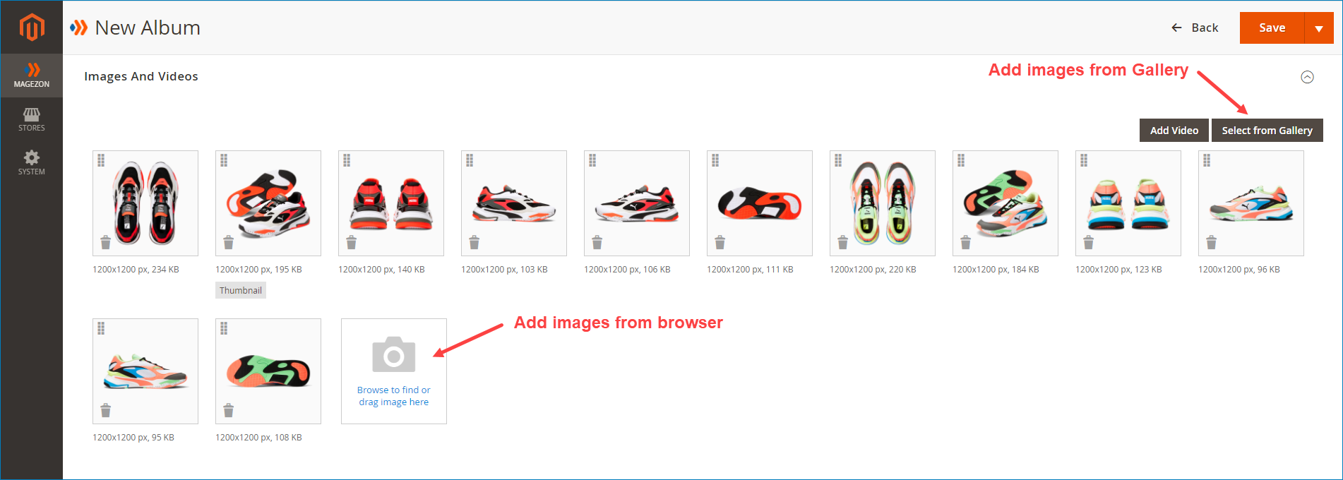 How to create photo gallery online | Magezon Blog