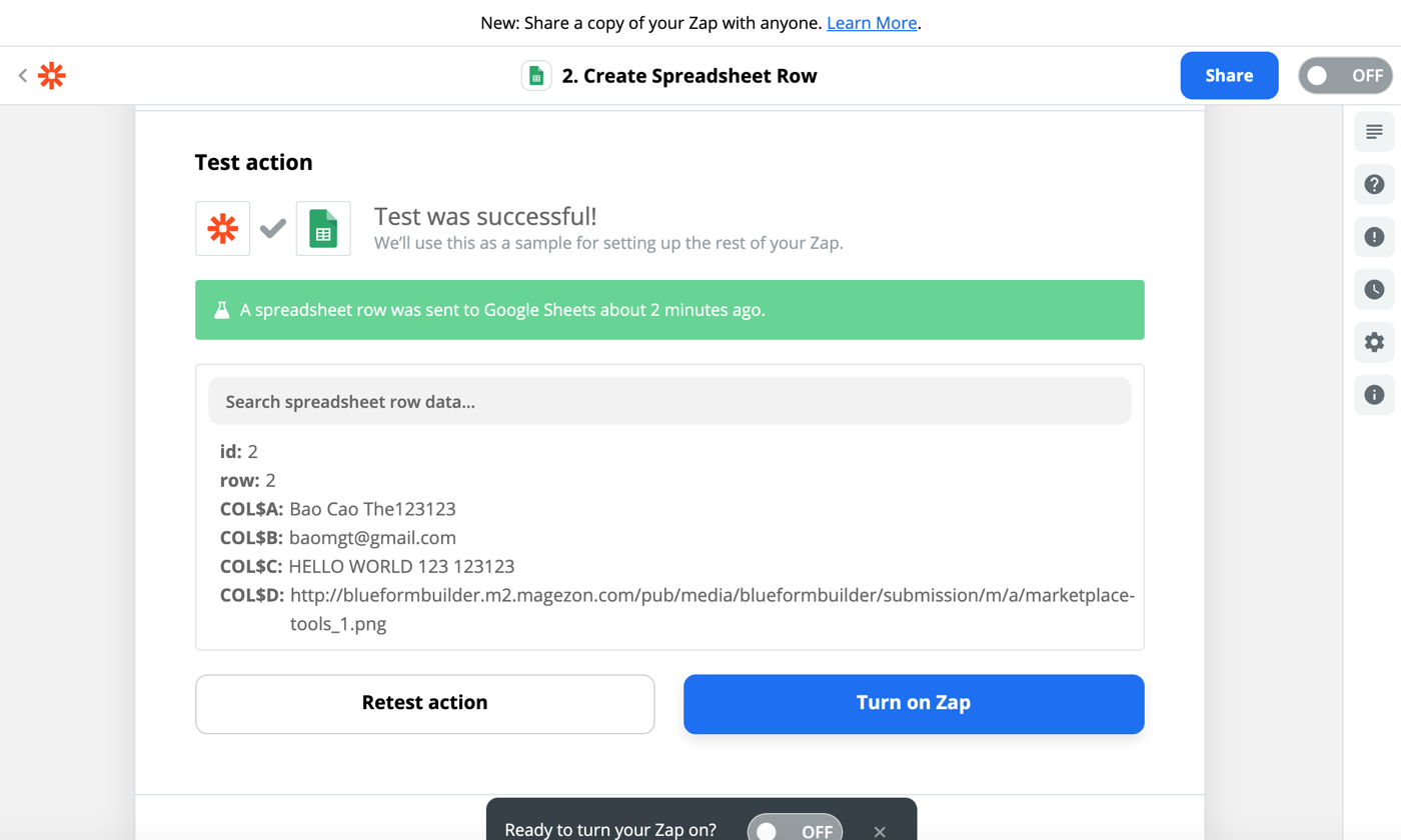 How to Save Magento 2 Form Submissions to Google Sheets - Magezon
