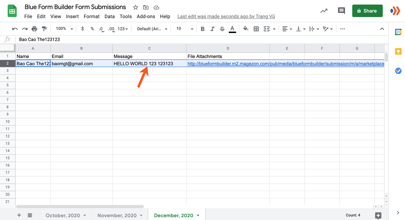 How to Save Magento 2 Form Submissions to Google Sheets - Magezon