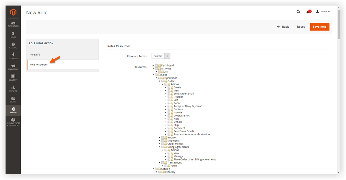 How to Create Magento Admin User With Various Access Levels - Magezon