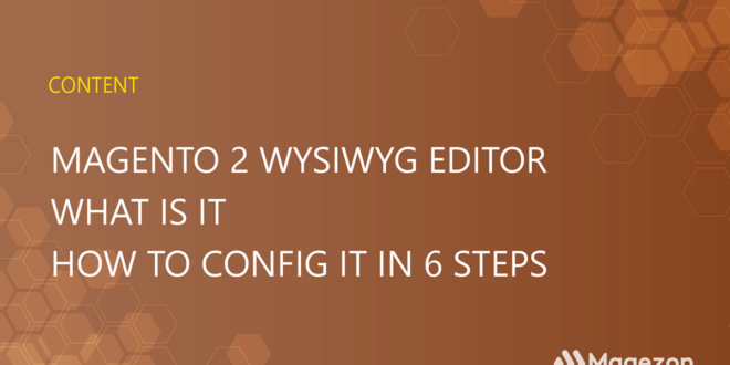 Magento 2 WYSIWYG Editor: The Ultimate Guide - Magezon