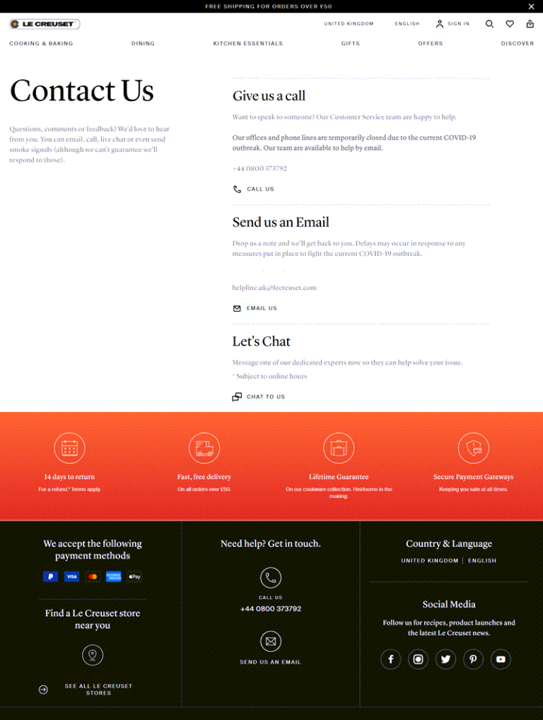 Contact Us Page: Best Practices & 10+Inspiring Examples - Magezon