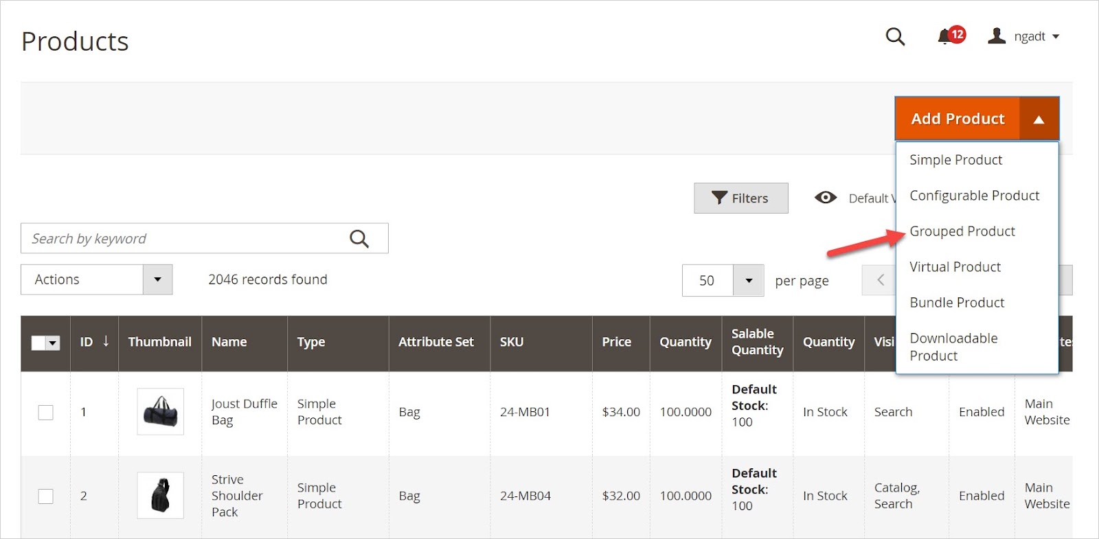 How To Create Magento Grouped Product Less Than 10 Minutes