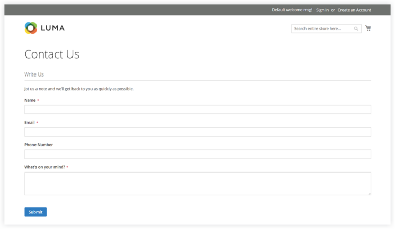 How to Configure Magento 2 Contact Us Page - Magezon