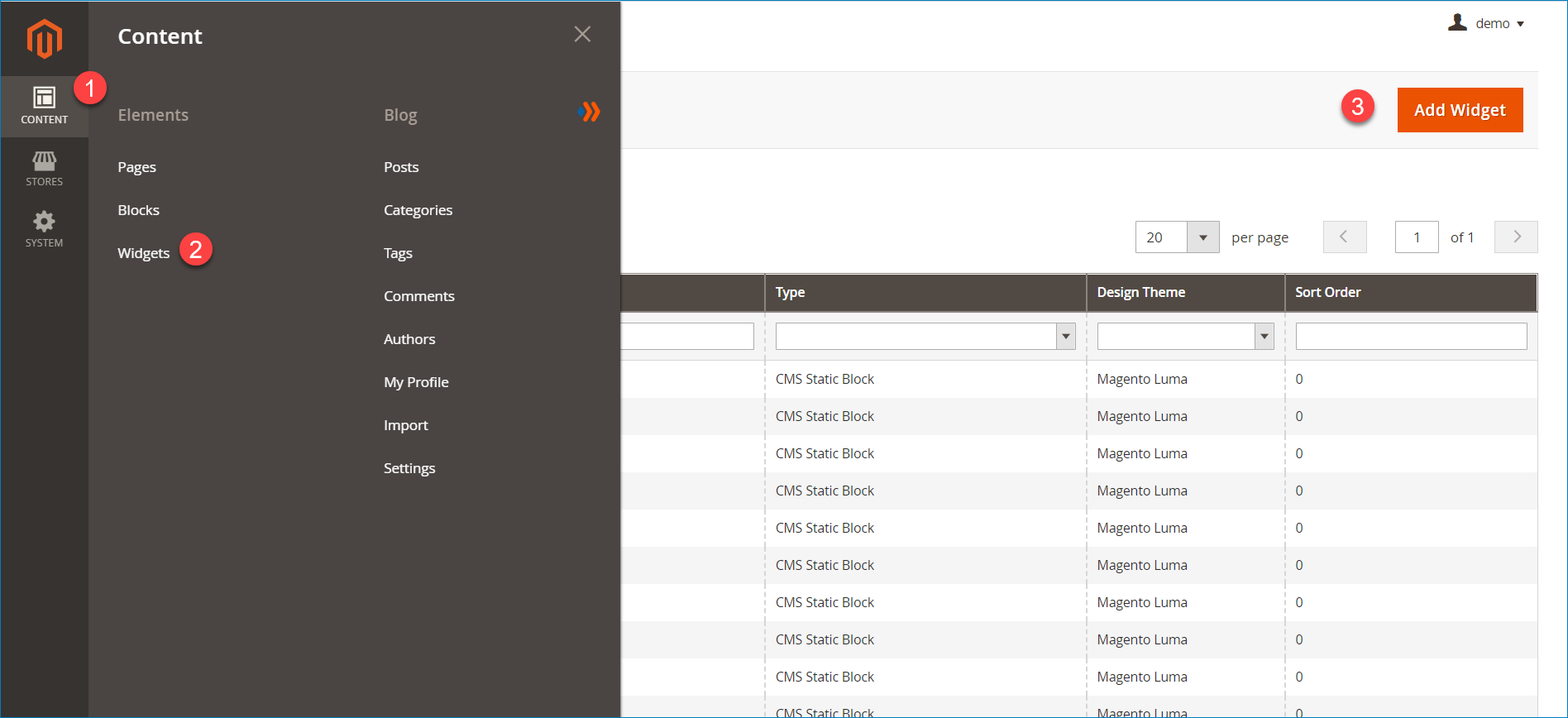 How to Display a Blog Post List On Pages Via Magento 2 Widget - Magezon