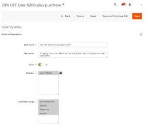 How to Set Up Magento 2 Cart Price Rules (+Examples) - Magezon
