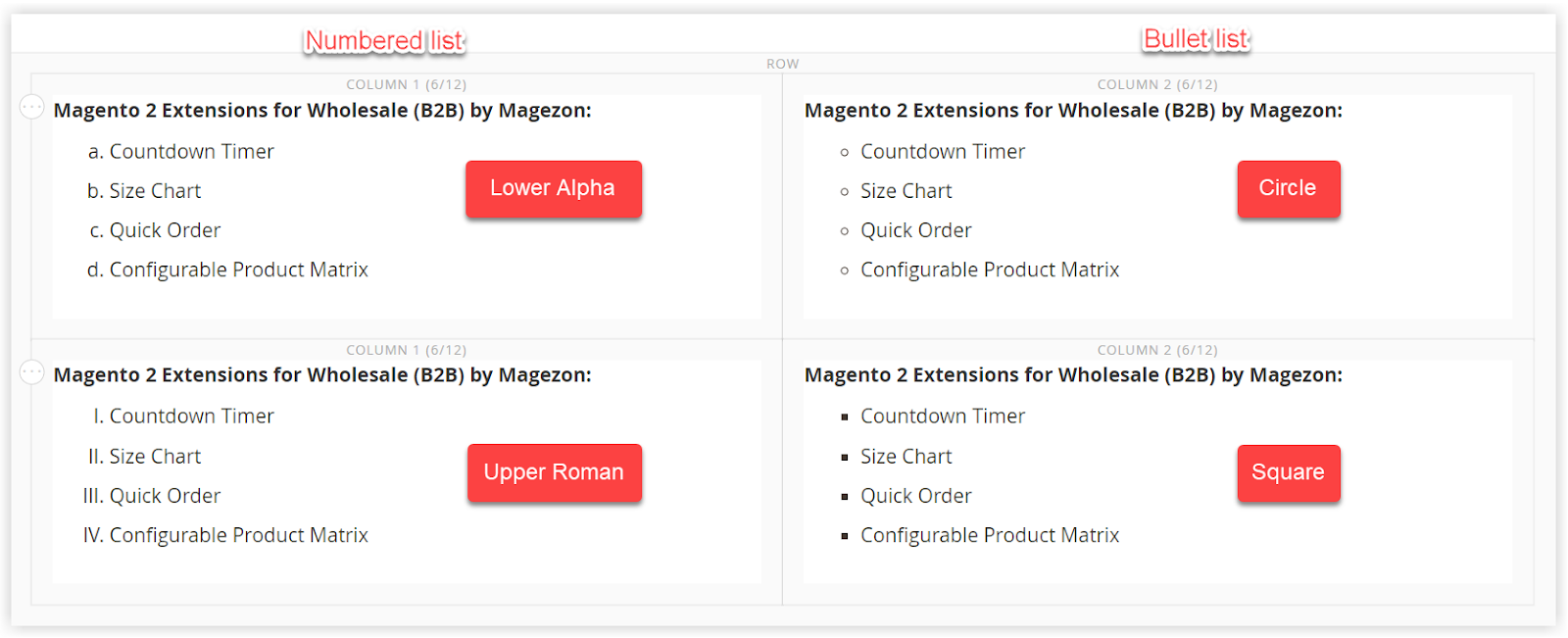 Magento Page Builder: All About the Text Content Type - Magezon