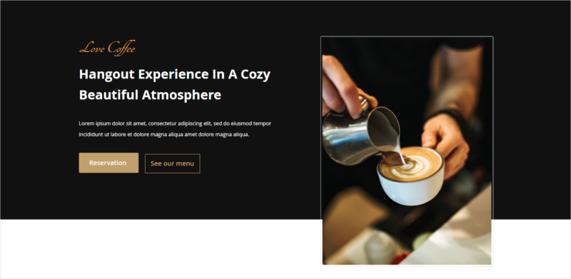 How to Build a Coffee Shop Landing Page With Magento Page Builder - Magezon