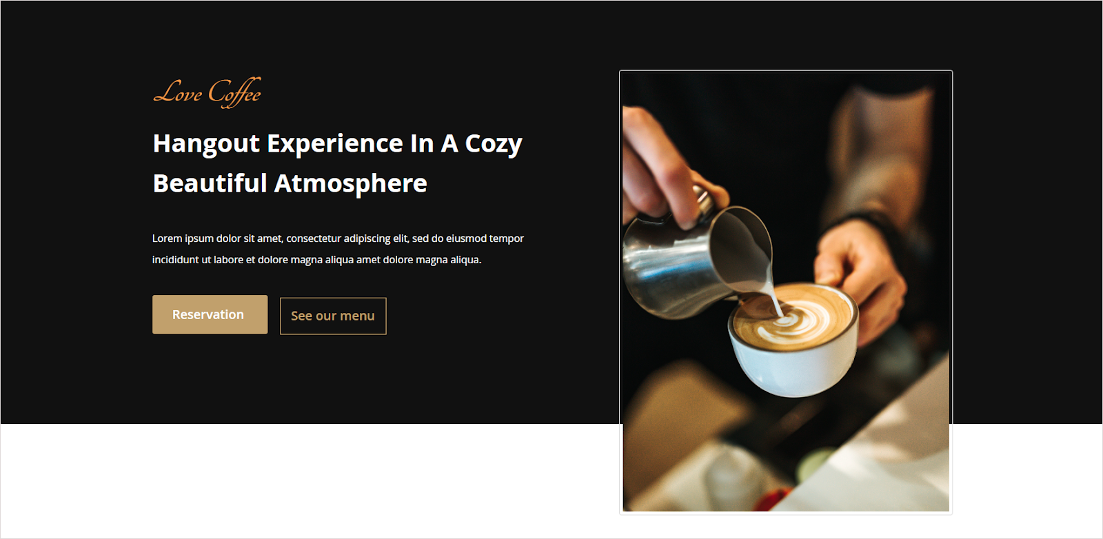 How to Build a Coffee Shop Landing Page With Magento Page Builder - Magezon
