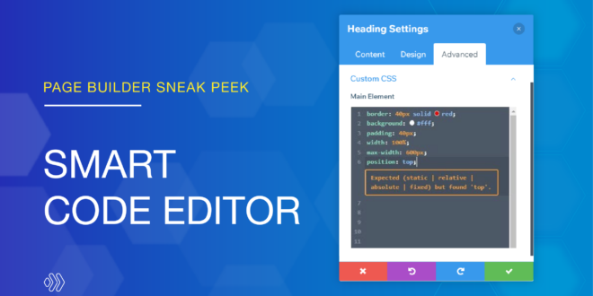 Page Builder 3.0 Sneak Peek: Smart Code Editor - Magezon Blog