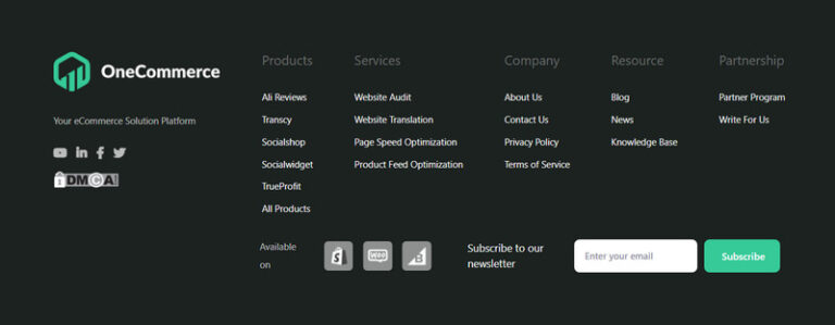 Website Footer Design 101: Essentials and Best Practices - Magezon