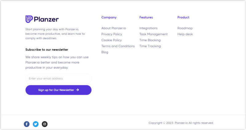 Website Footer Design 101: Essentials and Best Practices - Magezon