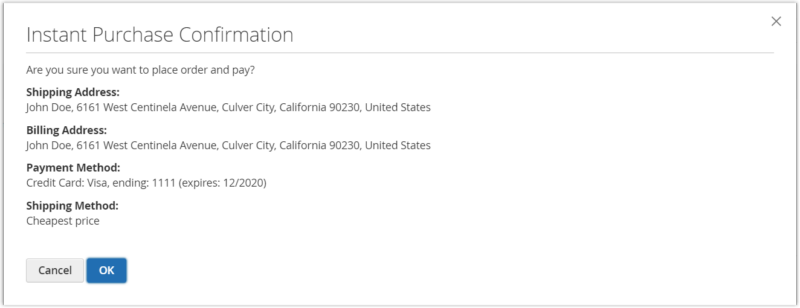 How to Enable Magento 2 Instant Purchase- Magezon